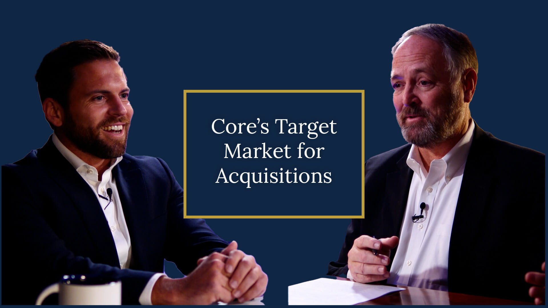 Core's Target Market for Acquisitions - Ridgegate™ Financial
